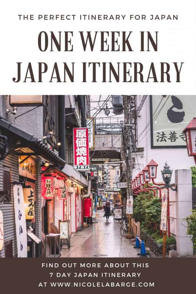Planning a Trip to Japan? Tokyo Osaka Kyoto – 7 day Japan Itinerary ...